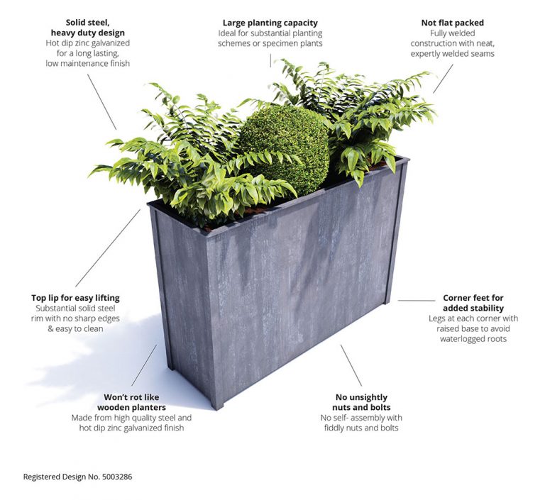 48" Large Tall Trough - Garden Requisites