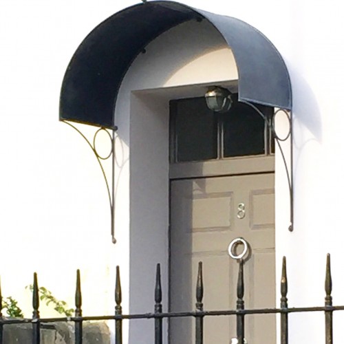 Over Door Porches - Door Canopy Designs - Metal Planters