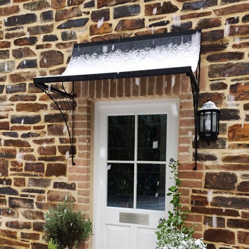 Over Door Porches - Door Canopy Designs - Metal Planters