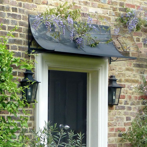 Over Door Porches - Door Canopy Designs - Metal Planters