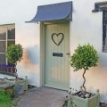 Over Door Porches - Door Canopy Designs - Metal Planters